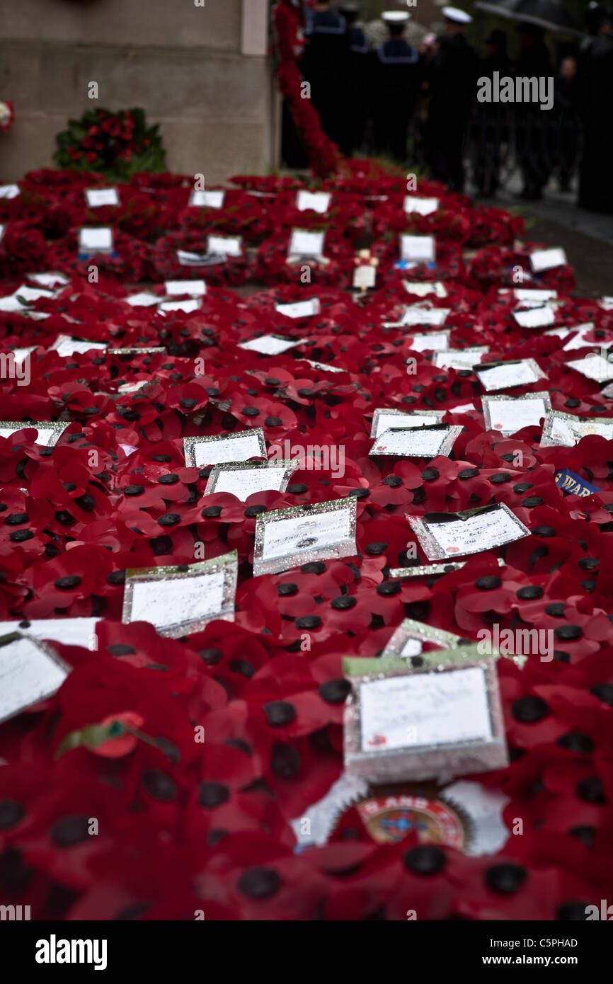 Poppy wreaths laid on hi-res stock photography and images - Alamy