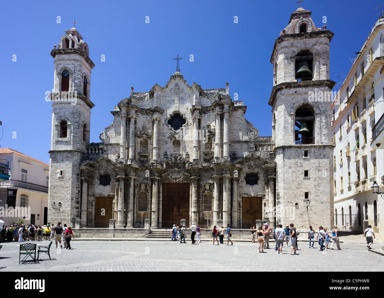 Cathedral of Havana, Cuba. The Catedral de la Virgen María de la ...