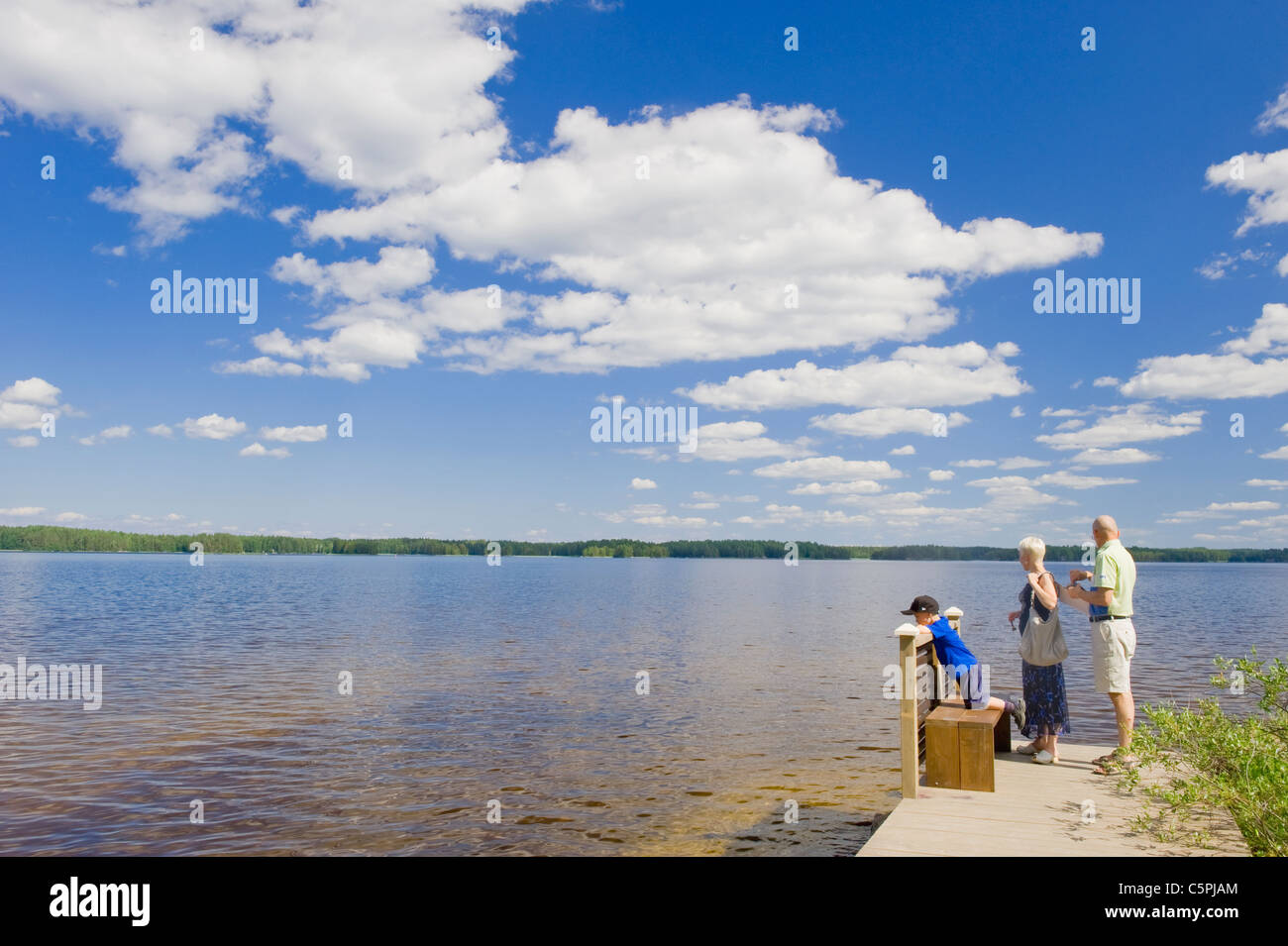 Summer view of Finland Stock Photo - Alamy