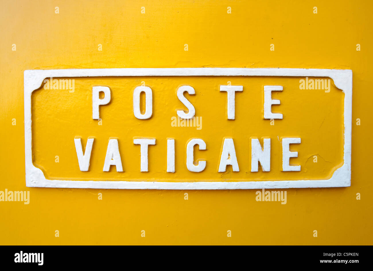 Vatican post office sign hi-res stock photography and images - Alamy