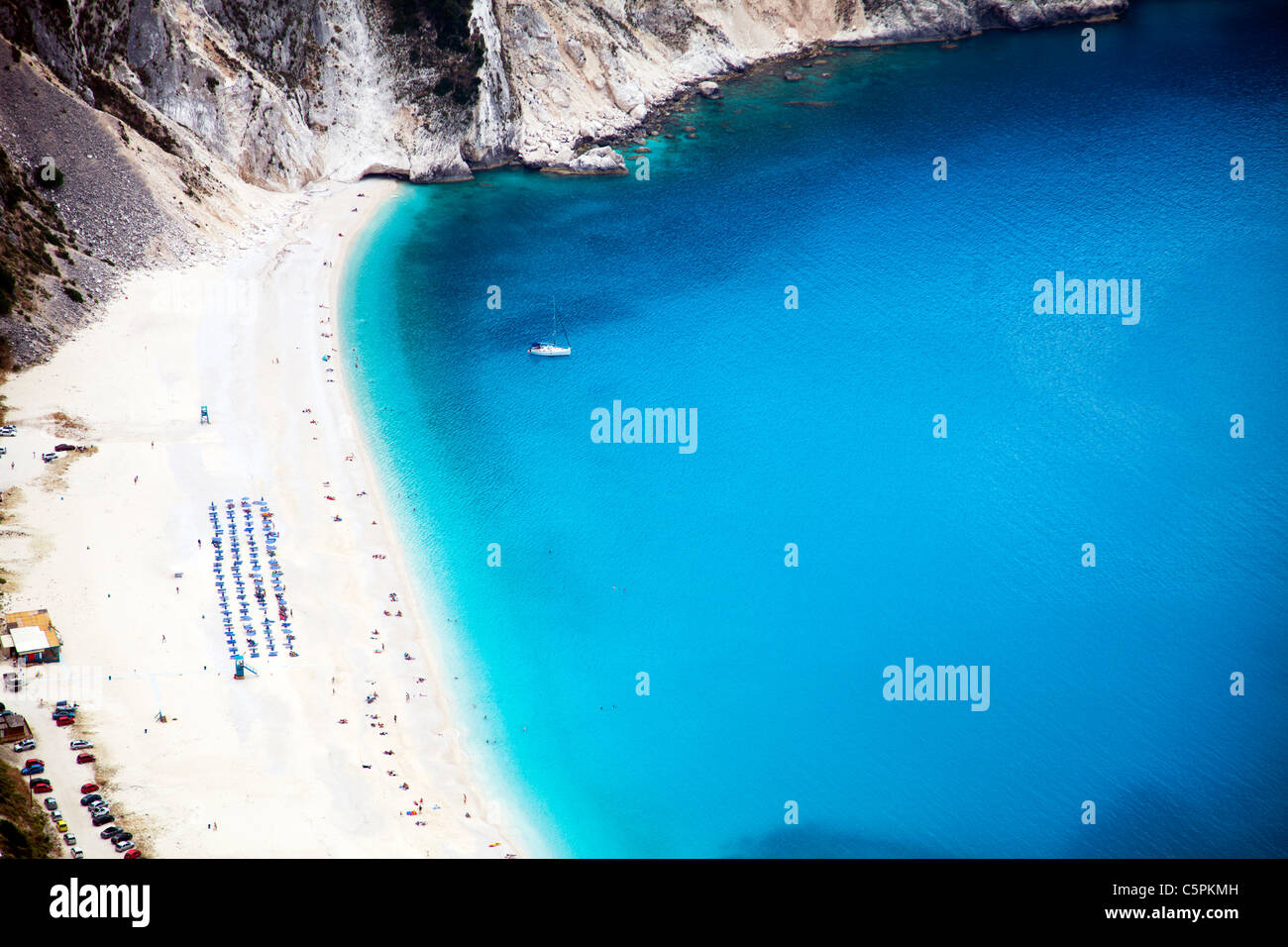 myrtos bay, beach, Kefalonia, Greek island, Greece, Europe famous for ...