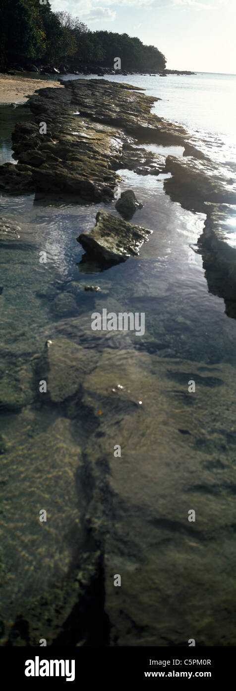 Maritim Hotel Balaclava Mauritius Rock Pools On The Beach Stock Photo ...