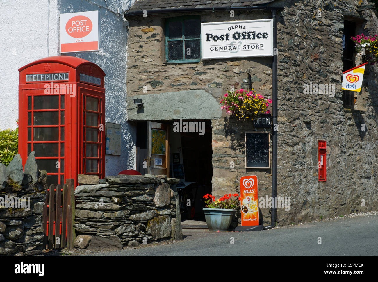 Village shop and Post Office, Ulpha, Duddon Valley, Lake District ...