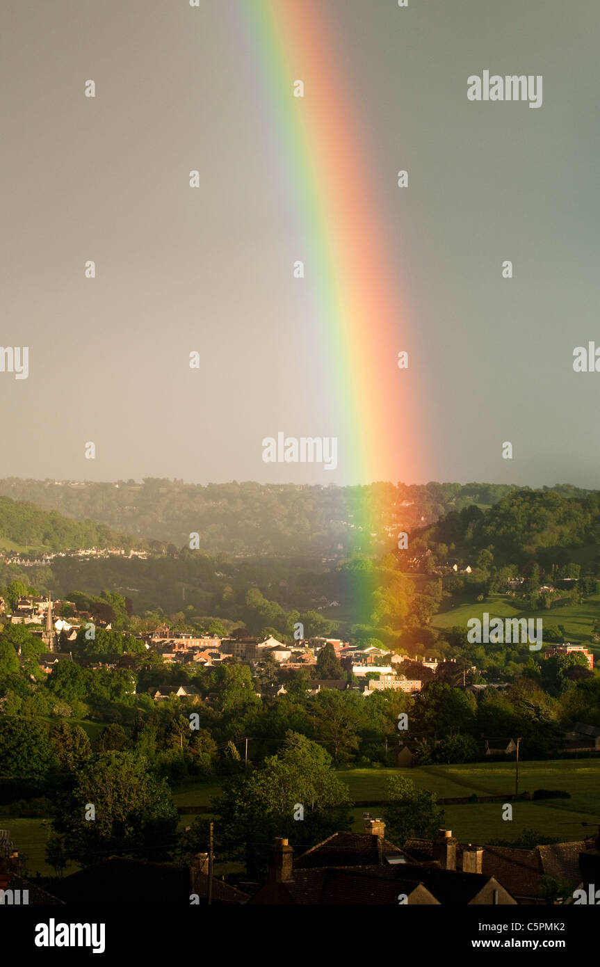 Rainbow rural england english uk hi-res stock photography and images ...