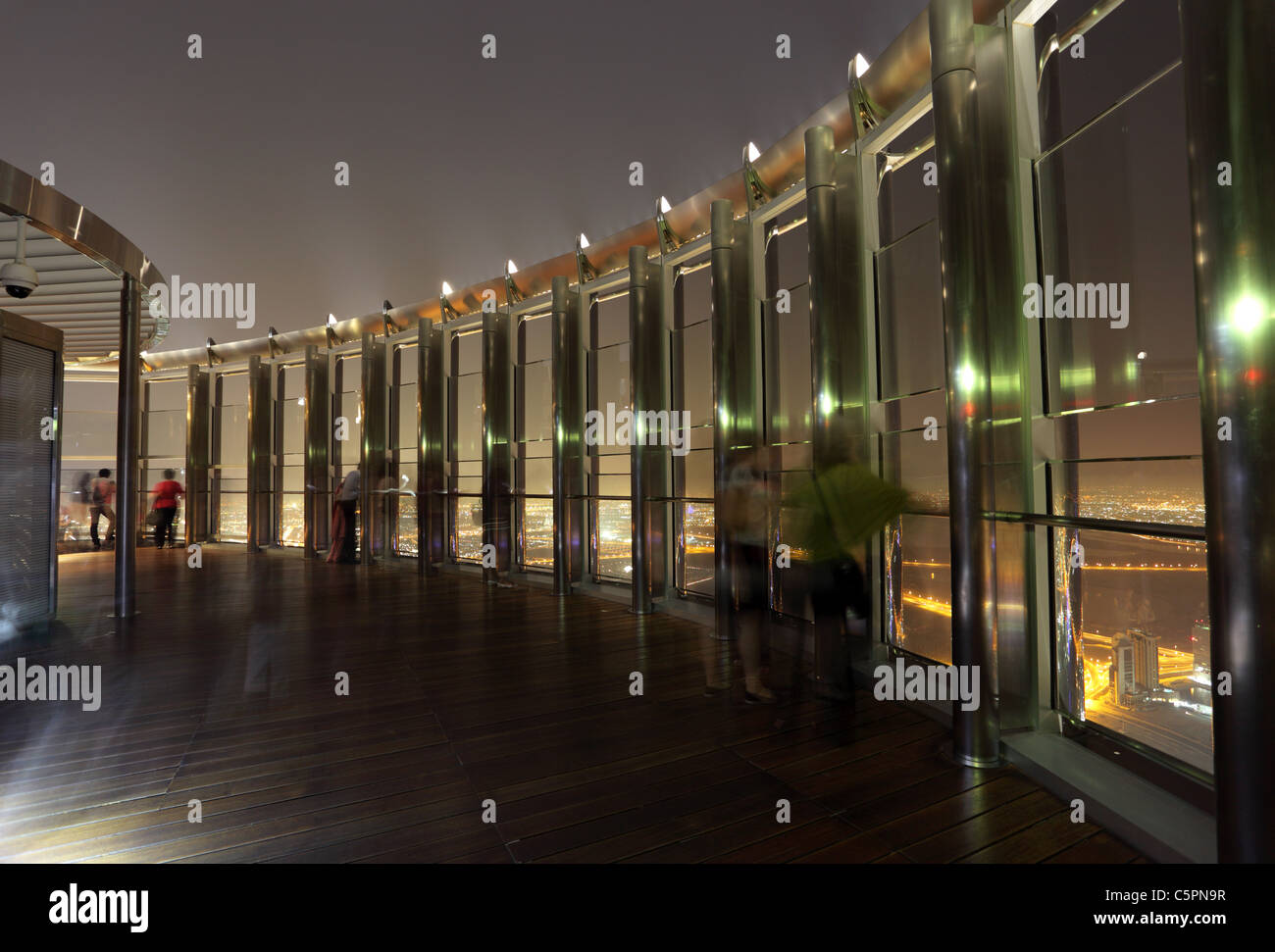 At The Top - the observation deck of Burj Khalifa, Dubai United Arab ...