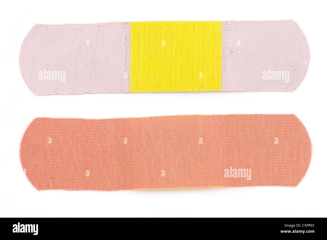 Close up image of bandage with white background Stock Photo - Alamy