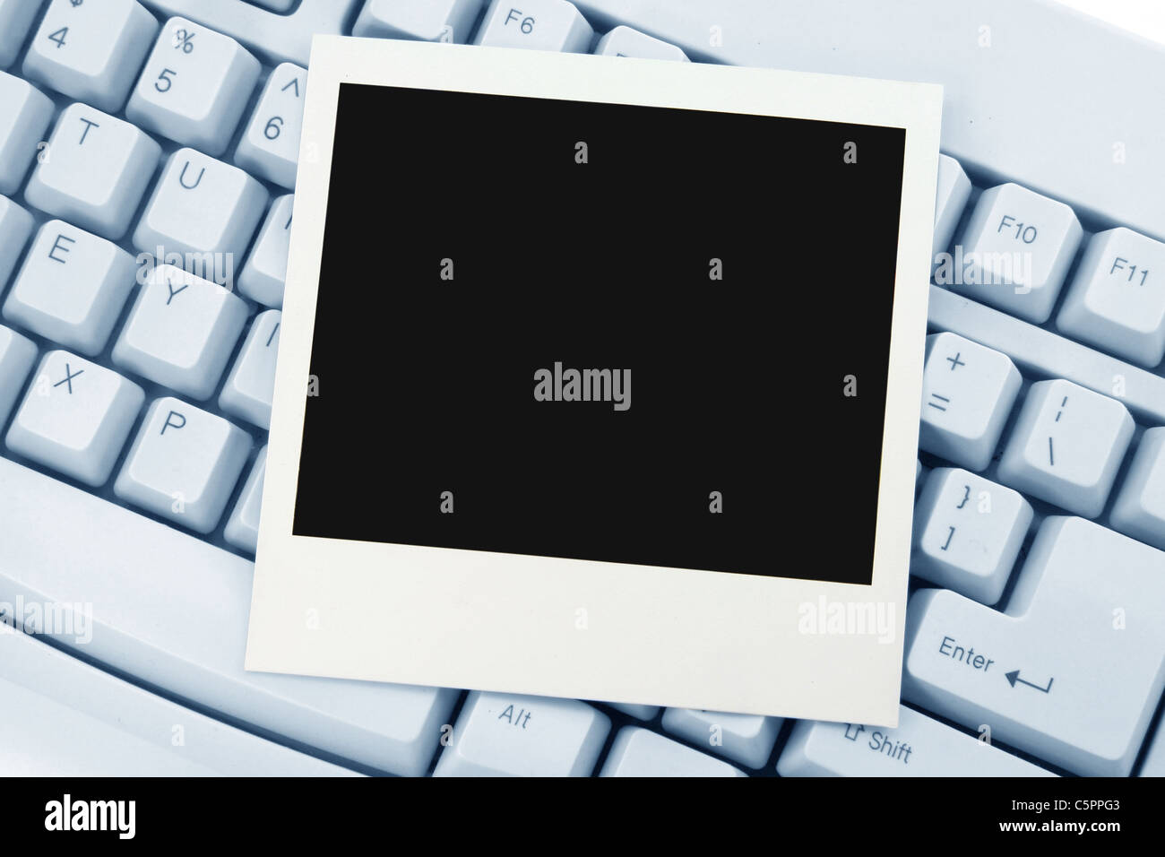 photo and keyboard,communication concept Stock Photo - Alamy