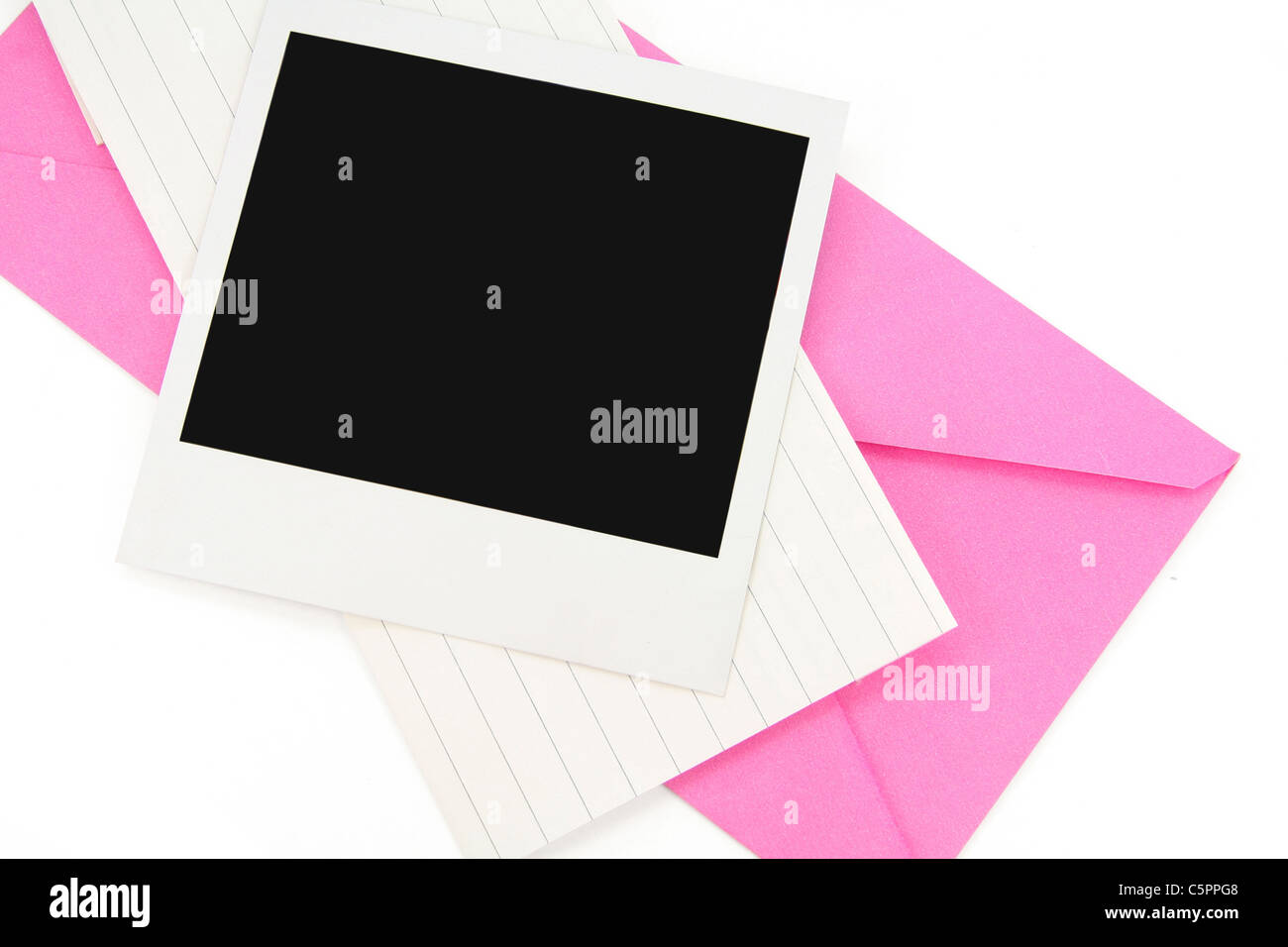 photo and envelope, communication concept Stock Photo - Alamy