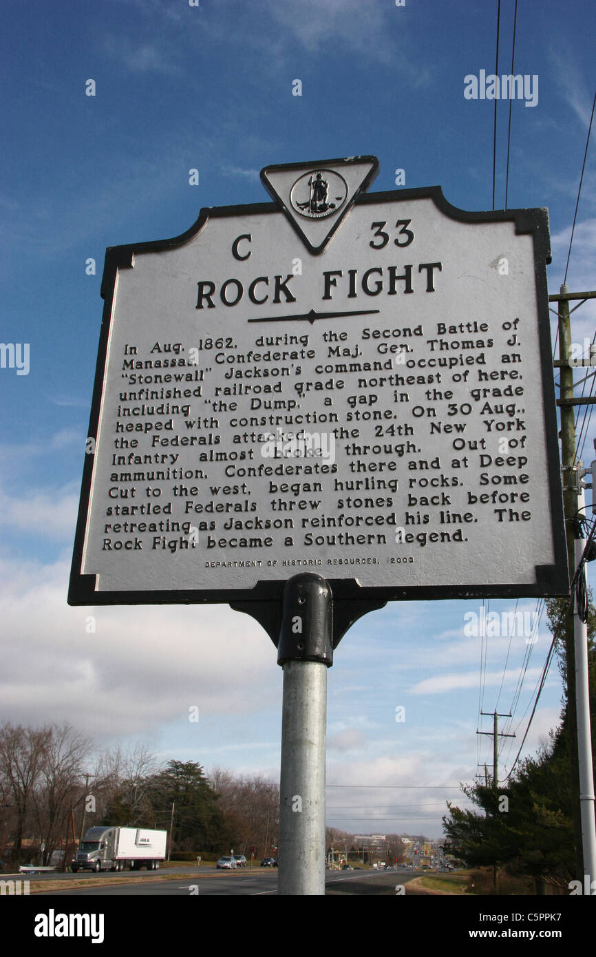 Rock Fight. The Rock Fight became a Southern legend Stock Photo - Alamy