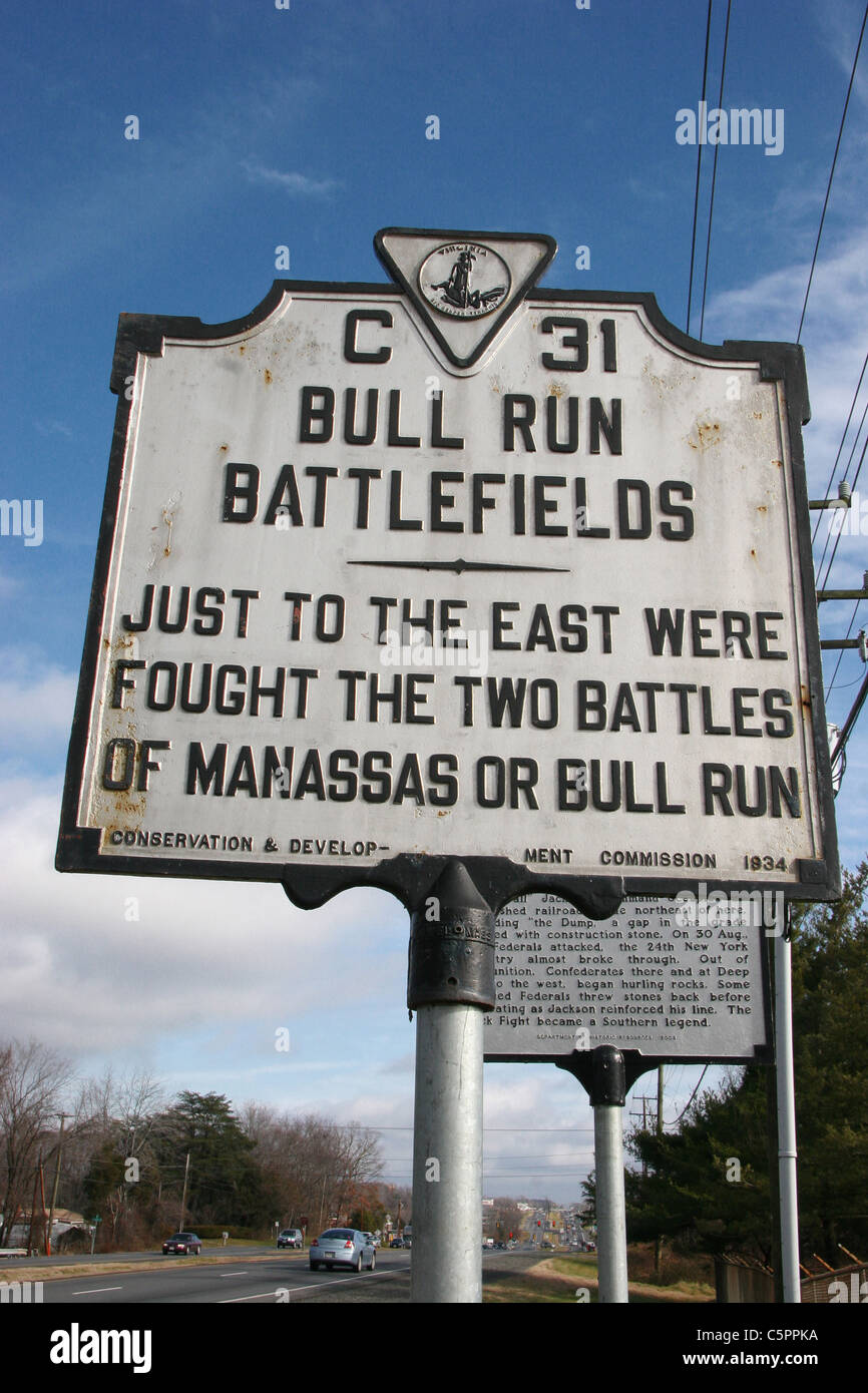 Battle of bull run american civil war hi-res stock photography and ...