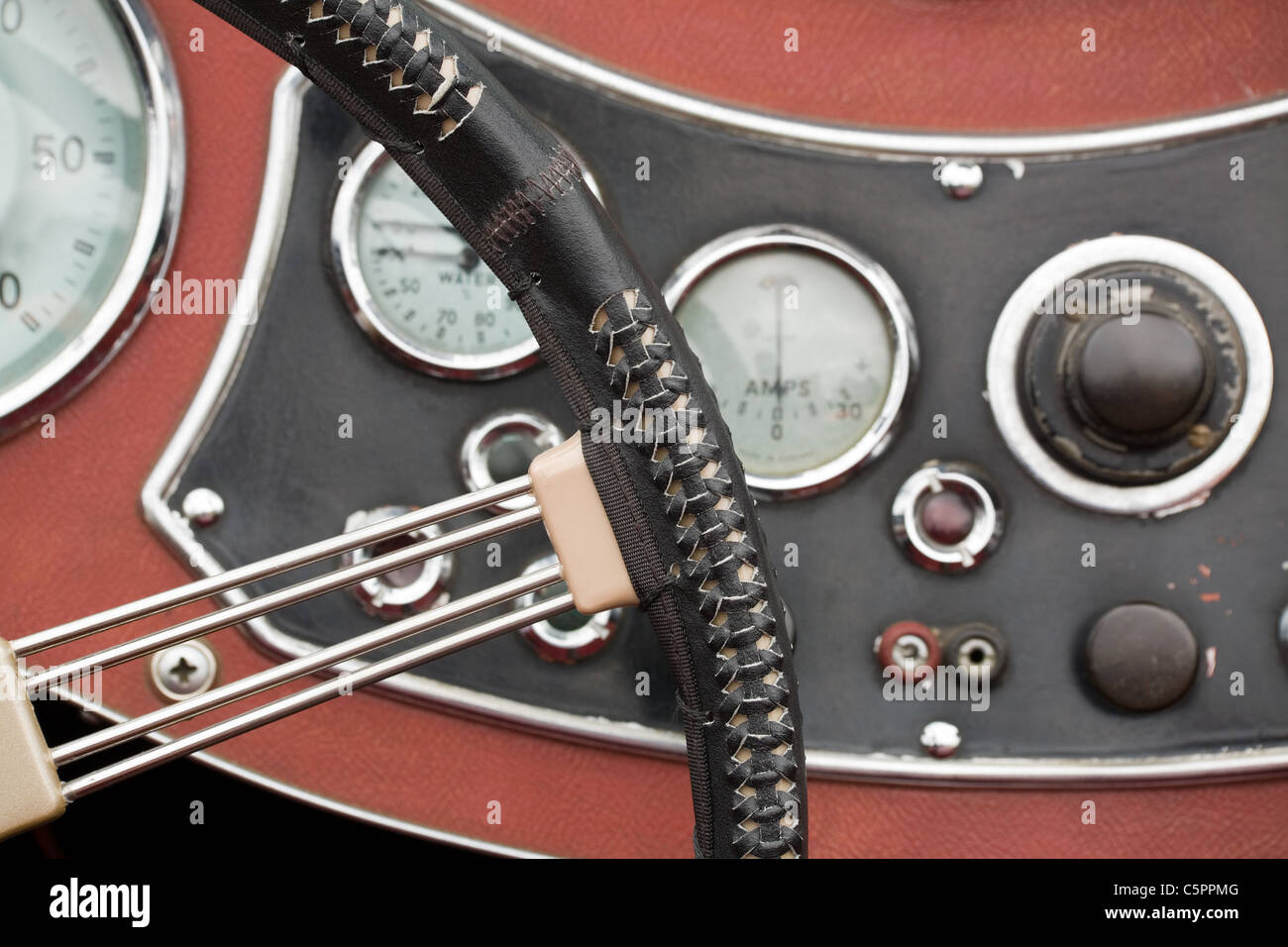 old car Dashboard close up Stock Photo - Alamy