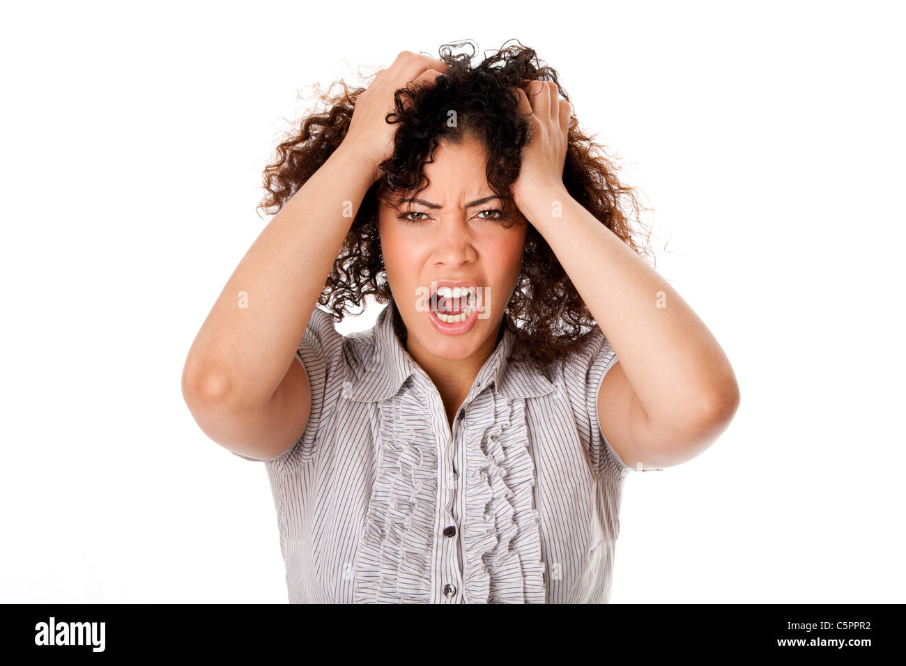 Lady frustrated hi-res stock photography and images - Alamy