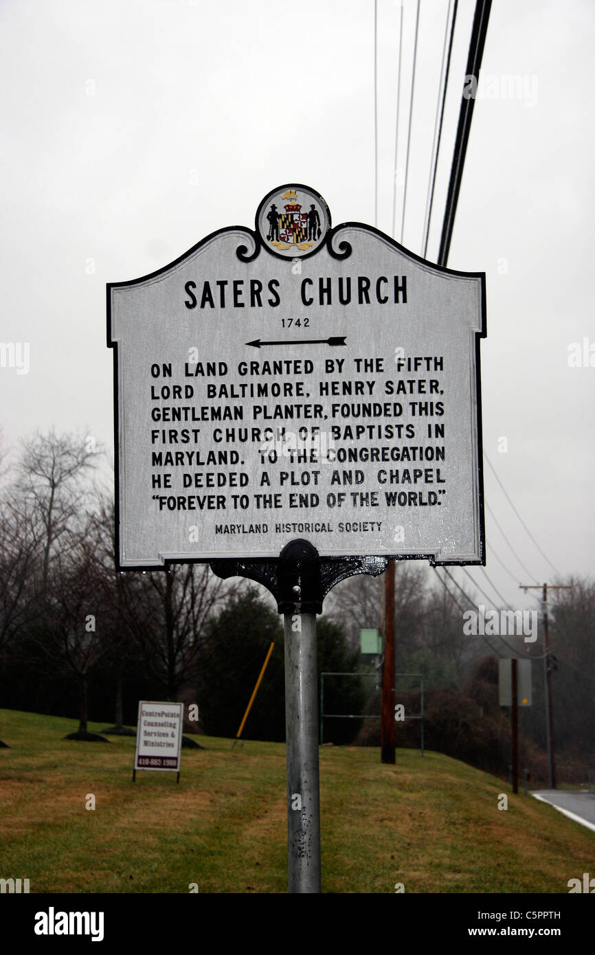 SATERS CHURCH 1742. Henry Sater, gentleman planter, founded this first ...