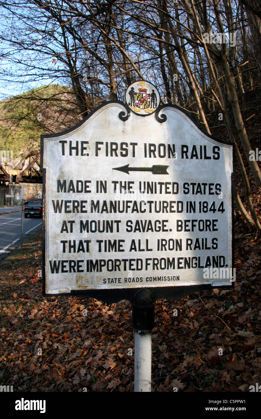 THE FIRST IRON RAILS. Made in the United States were manufactured in ...