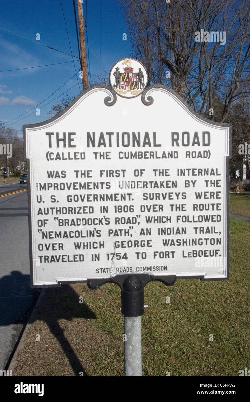 THE NATIONAL ROAD (CALLED THE CUMBERLAND ROAD). Was the first of the ...