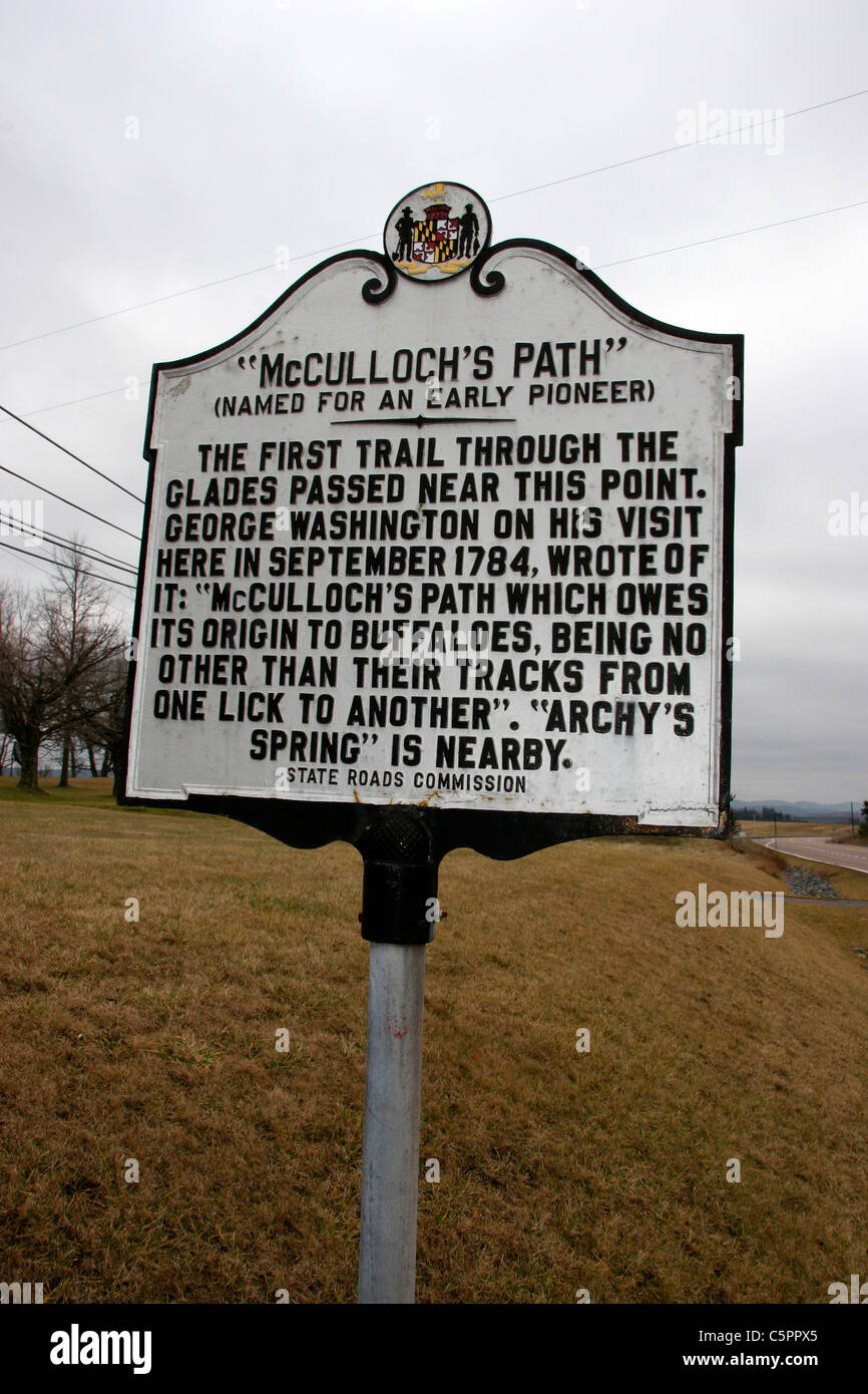 McCULLOCH'S PATH (NAMED FOR AN EARLY PIONEER). The first trail through ...