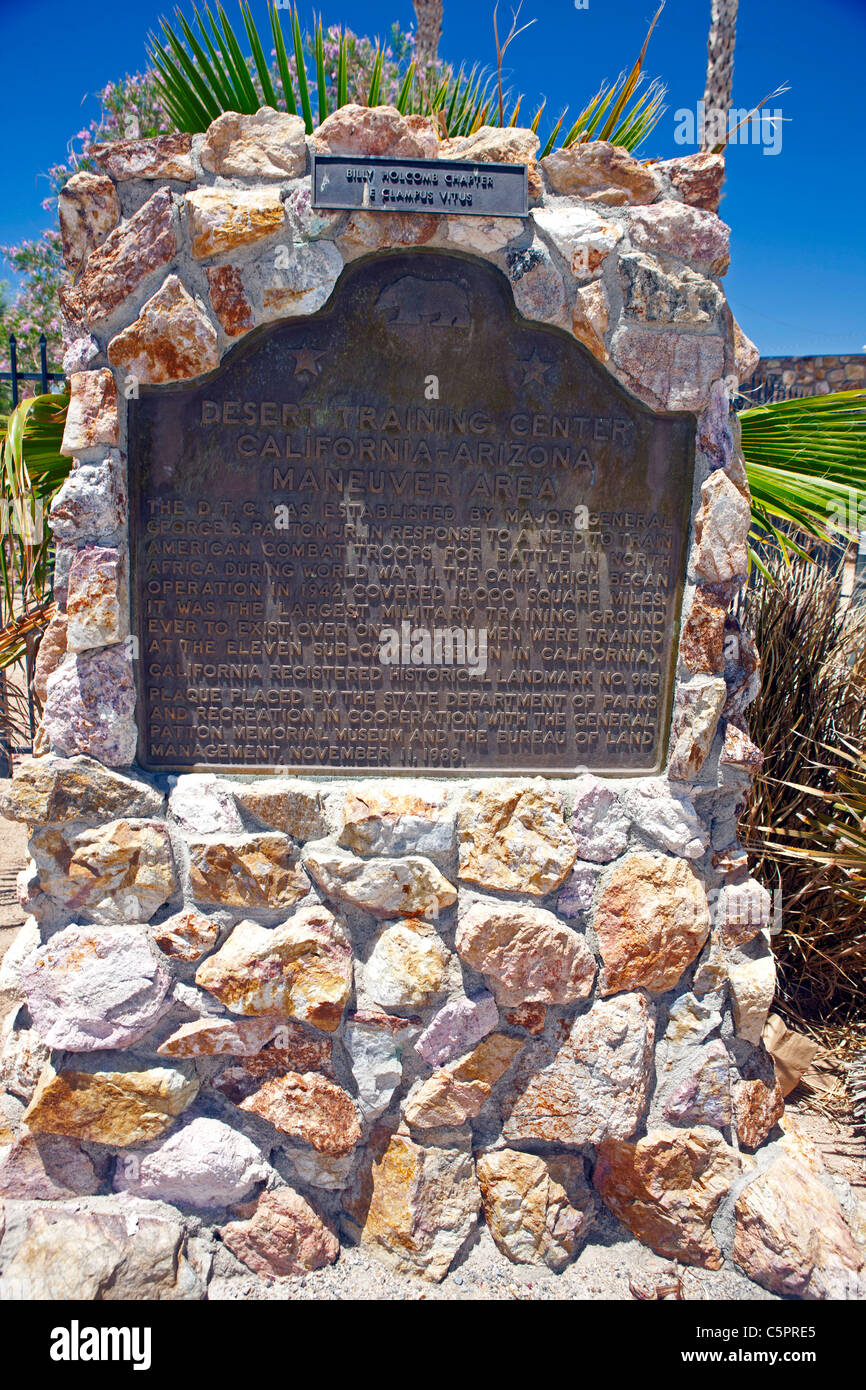 DESERT TRAINING CENTER, CALIFORNIA-ARIZONA MANEUVER AREA. The D.T.C was ...