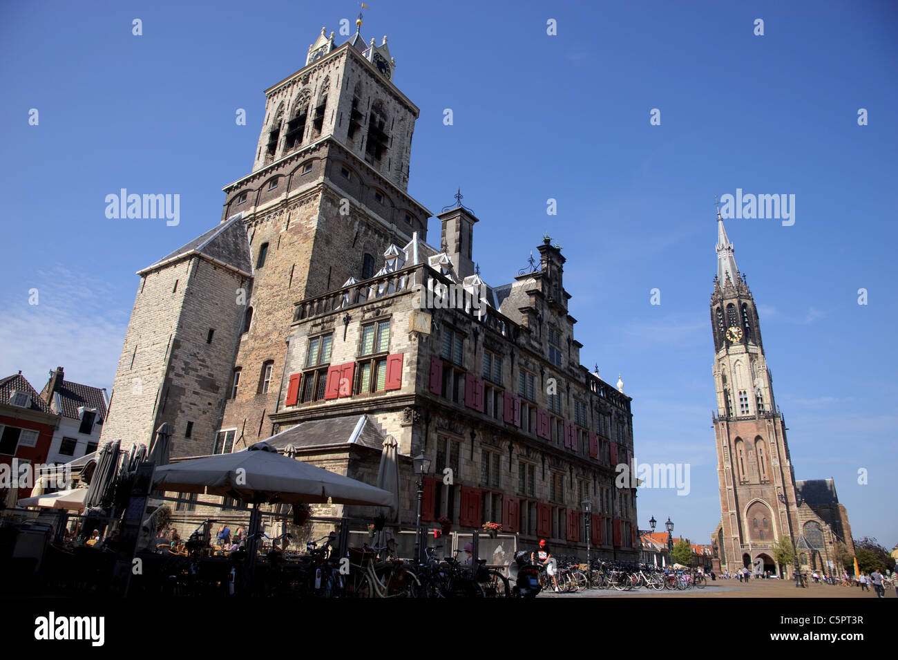 Medieval City Hall of Delft, The Netherlands Stock Photo - Alamy