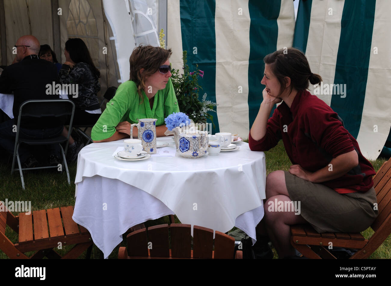 Afternoon tea at the Really Wild food and Countryside Festival St ...