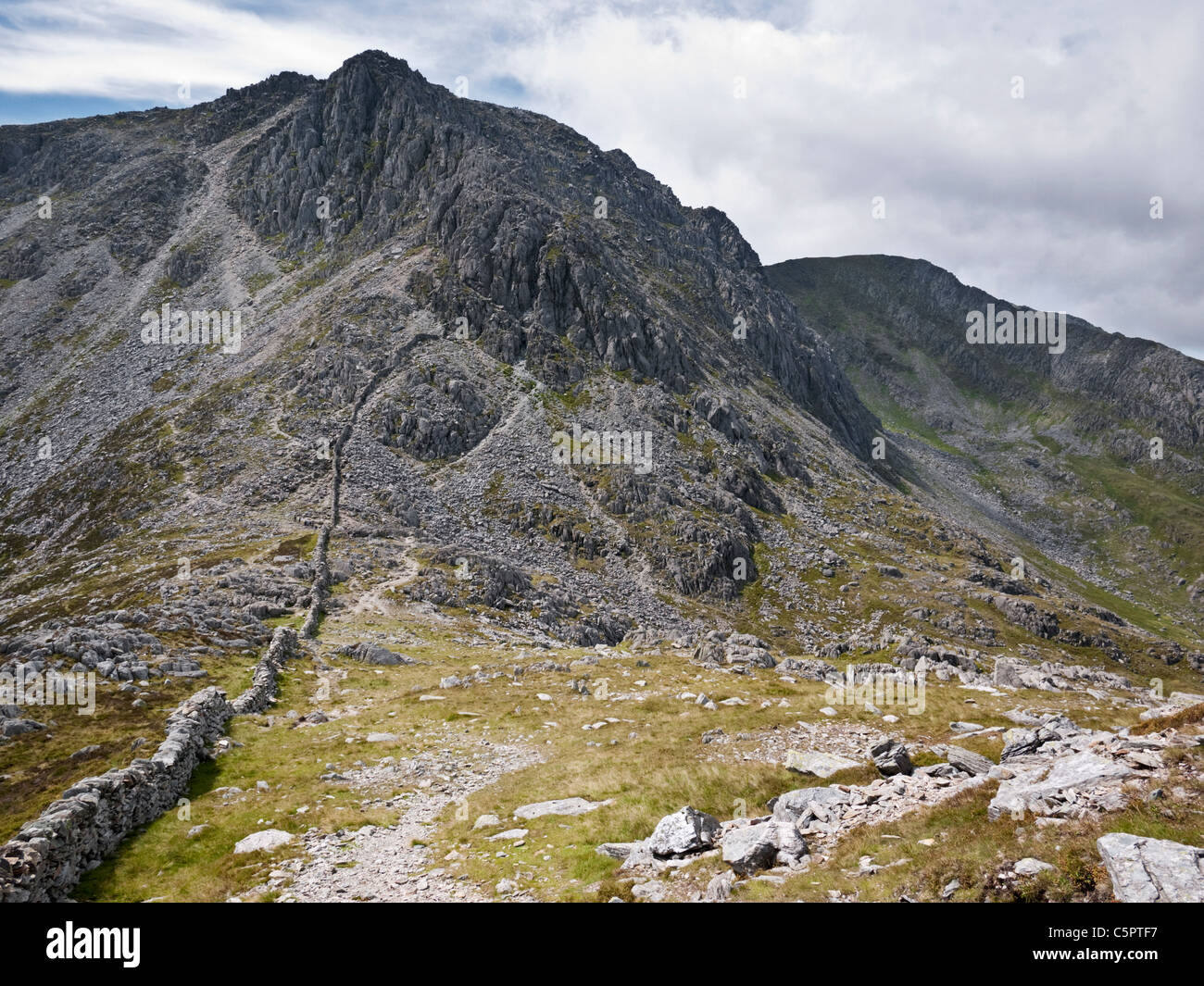 Bristly Ridge - a grade 1 scramble leading from Bwlch Tryfan onto ...