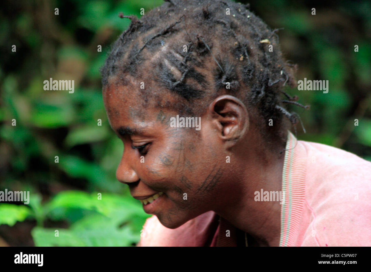 Baaka Pygmies, SW Central African Republic Stock Photo - Alamy
