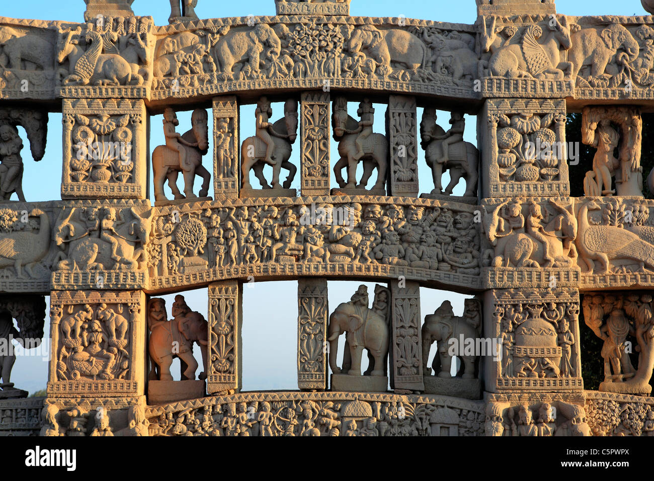 Buddhist monuments: Torana of Big stupa (1st century AD), UNESCO World ...