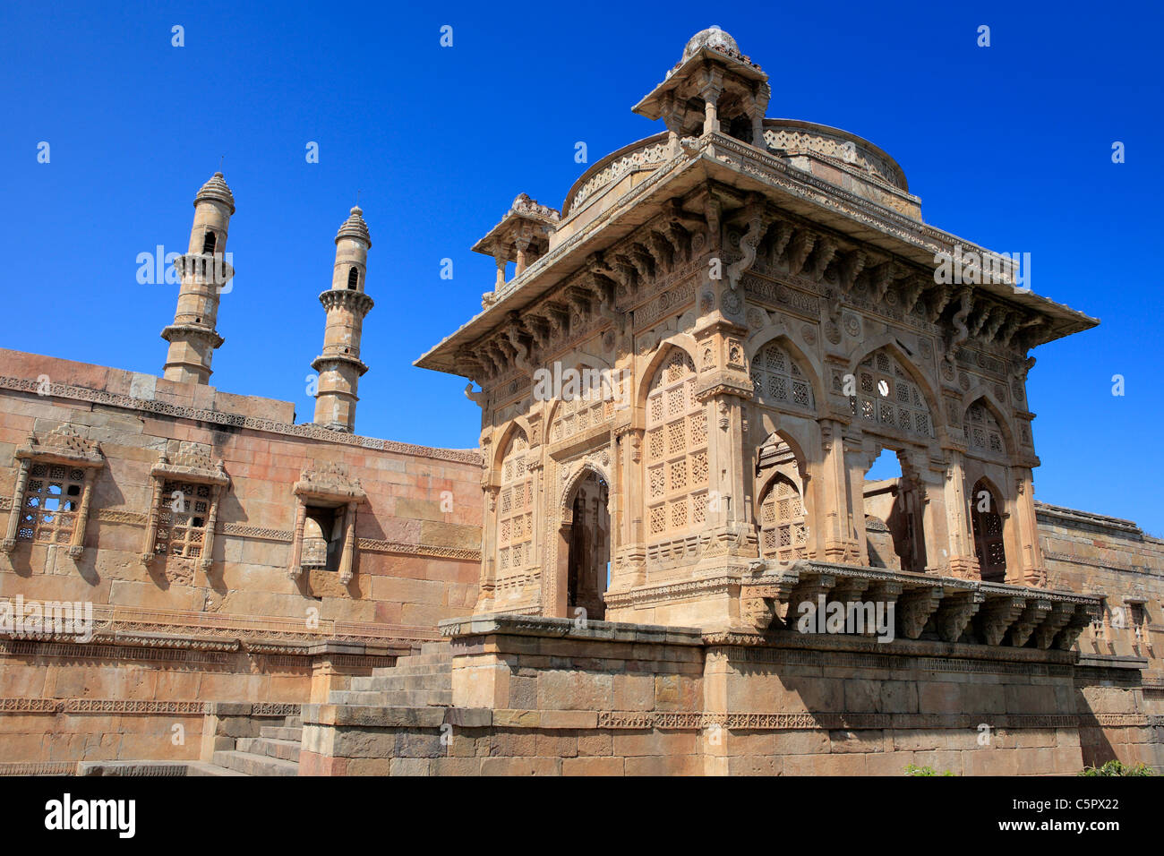 Mosque (15th-16th century), UNESCO World Heritage site, Champaner ...