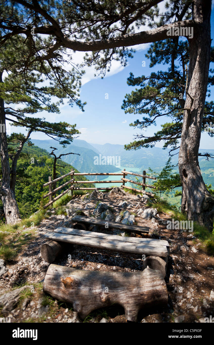 Tara, Banjska Stena, Serbia, View to river Drina Stock Photo - Alamy