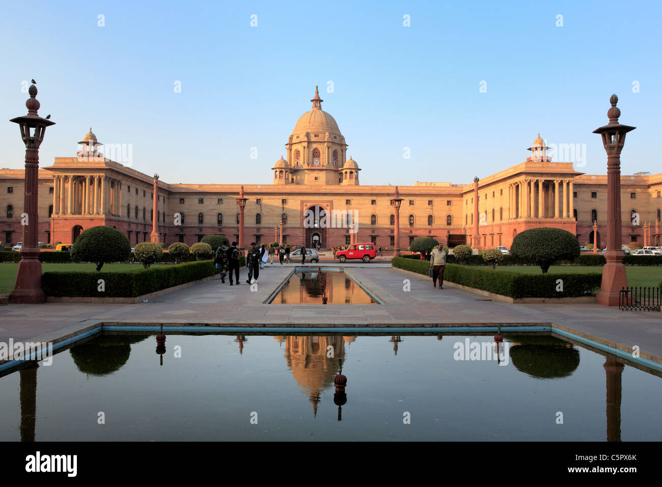New Delhi, North and South Blocks (architect Herbert Baker, 1930 ...