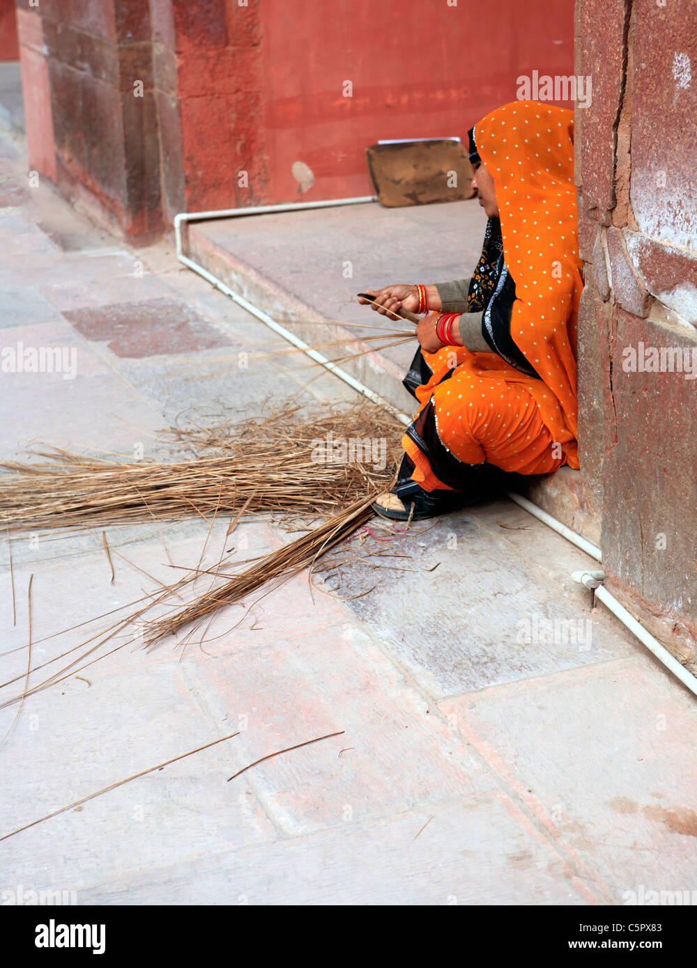 Woman agra fort hi-res stock photography and images - Alamy