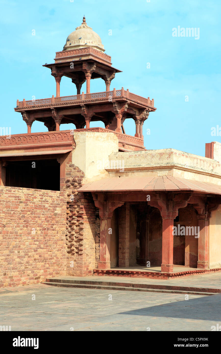 Akbar's palace (1569-1572), UNESCO World Heritage site, Fatehpur Sikri ...