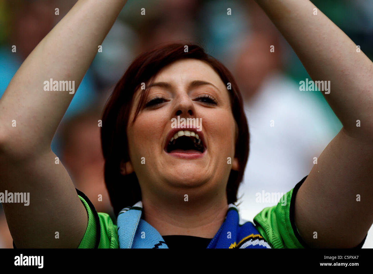 Irish Sports fan Stock Photo - Alamy