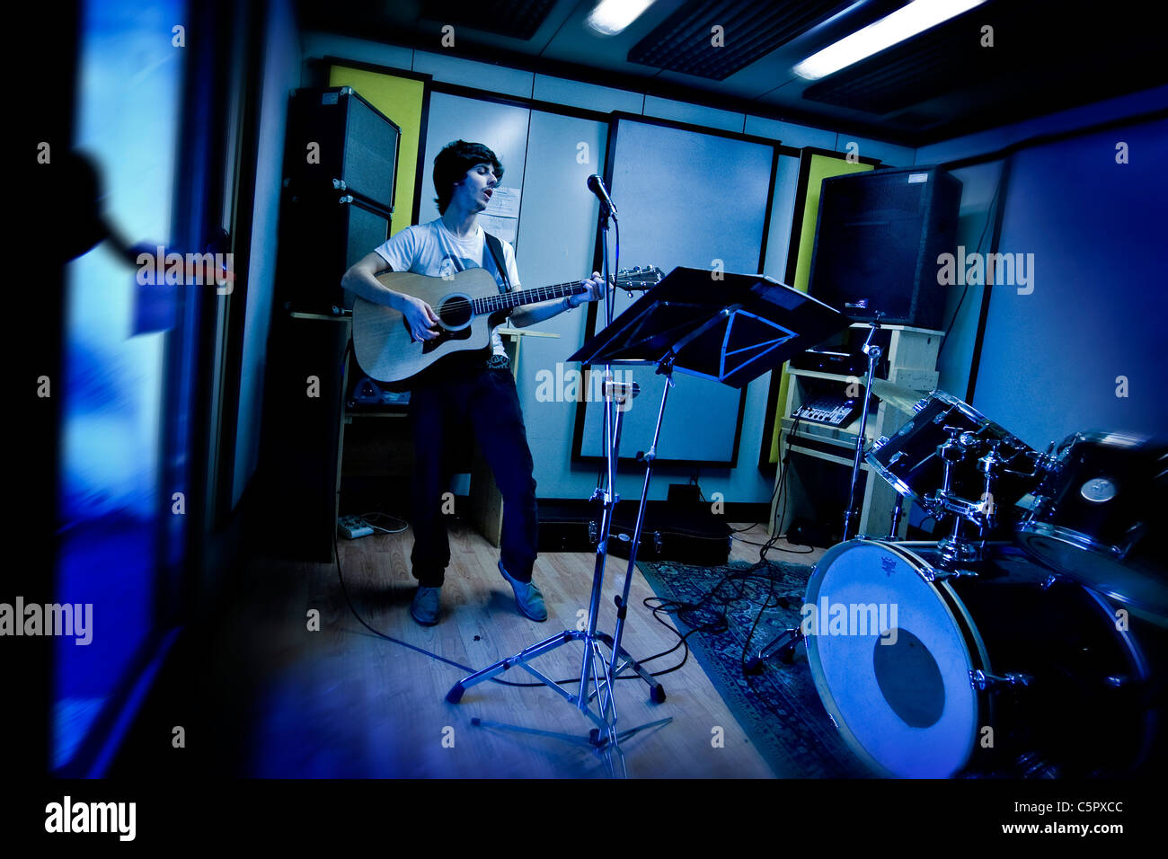 Music practice room Stock Photo - Alamy