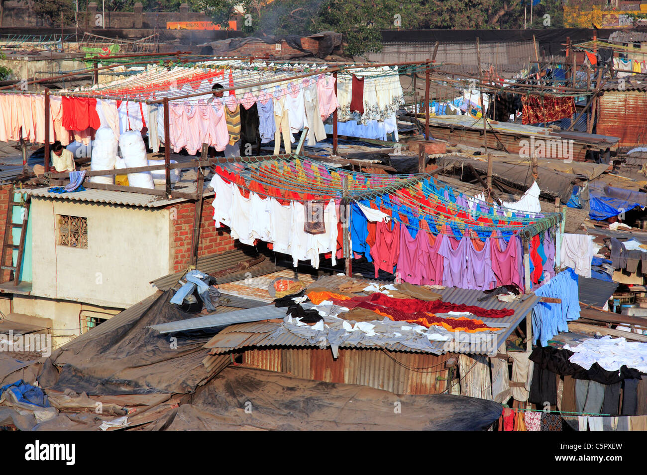 Dhobi Ghats (washing place), Mumbai, India Stock Photo - Alamy