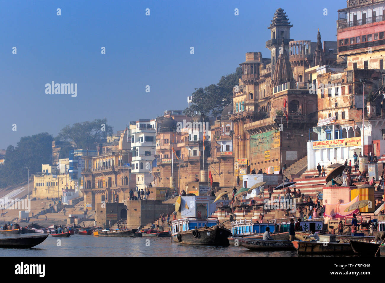Varanasi (Benares, Benaras, Banaras), Hindu holy city on Ganges (Ganga ...