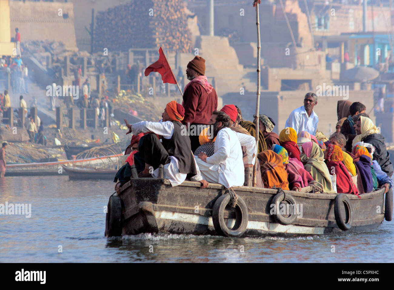 Varanasi (Benares, Benaras, Banaras), Hindu holy city on Ganges (Ganga ...