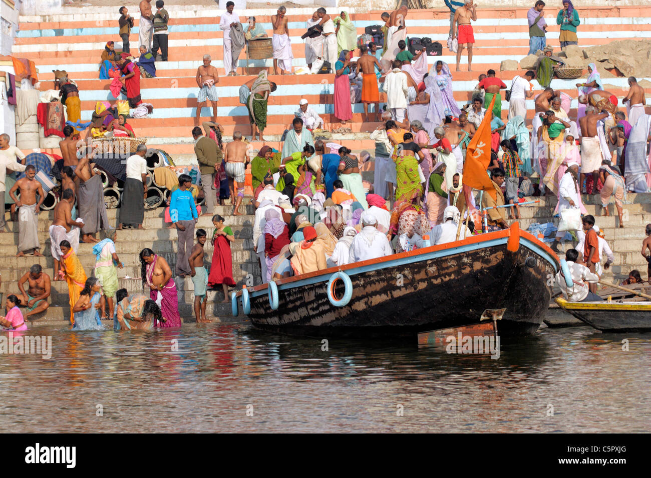 Varanasi (Benares, Benaras, Banaras), Hindu holy city on Ganges (Ganga ...