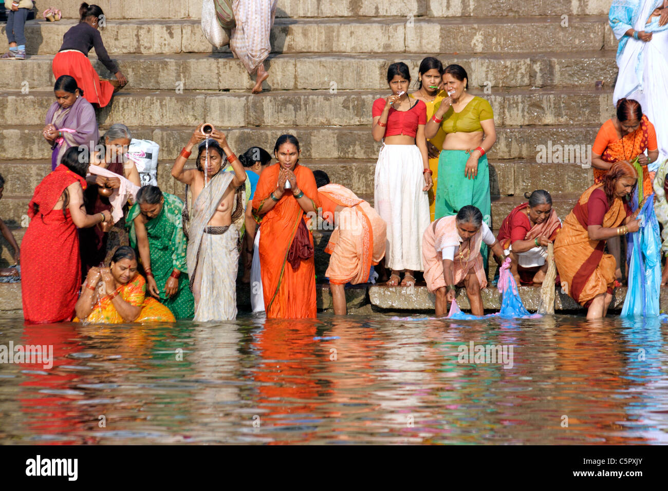 Varanasi (Benares, Benaras, Banaras), Hindu holy city on Ganges (Ganga ...
