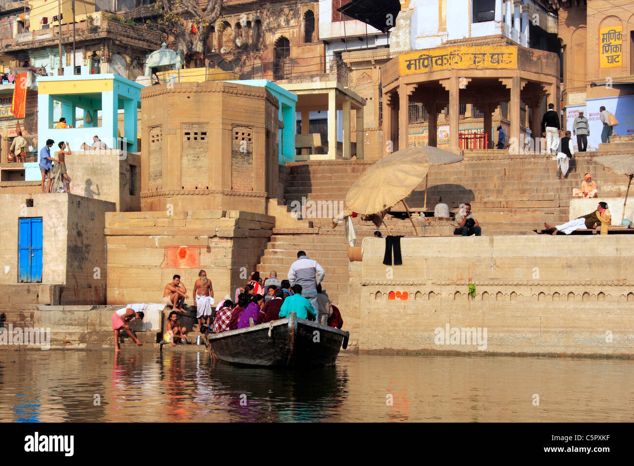 Varanasi (Benares, Benaras, Banaras), Hindu holy city on Ganges (Ganga ...