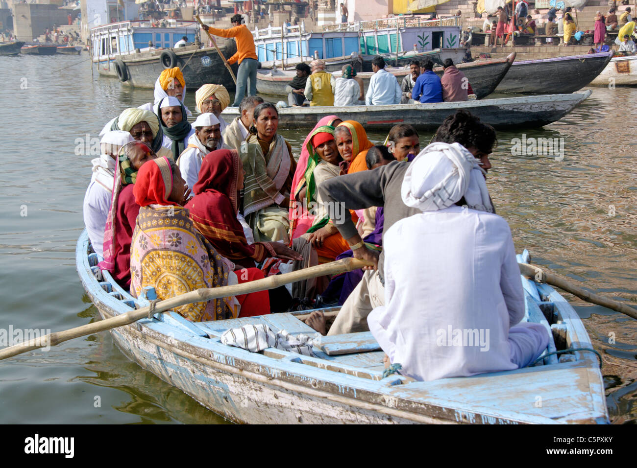 Varanasi (Benares, Benaras, Banaras), Hindu holy city on Ganges (Ganga ...