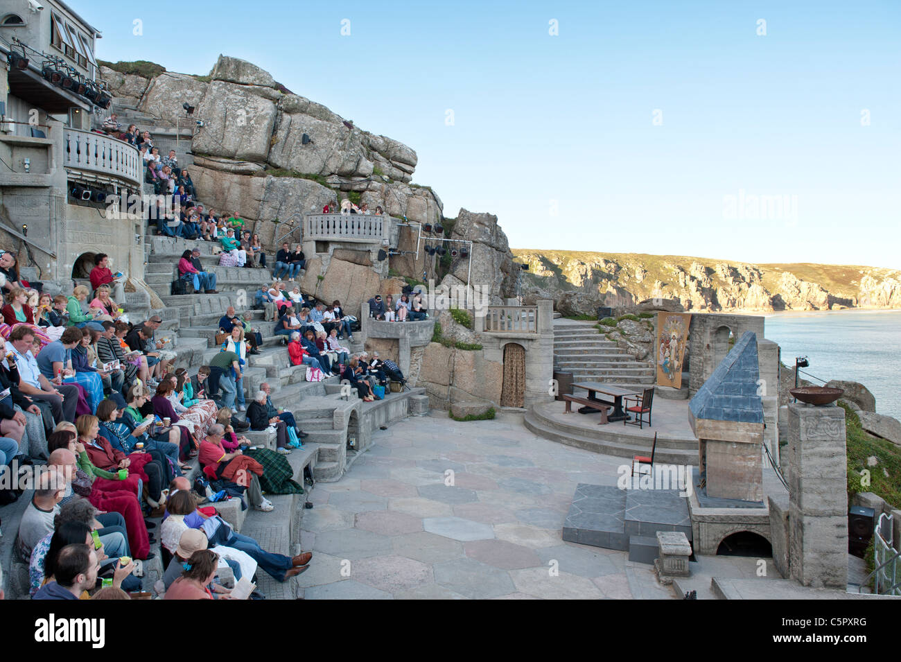 Minack theatre sunset hi-res stock photography and images - Alamy