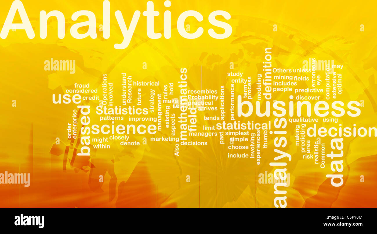 Background concept illustration of analytics business analysis ...
