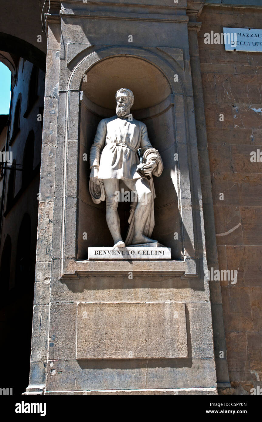 Statue by benvenuto cellini hi-res stock photography and images - Alamy