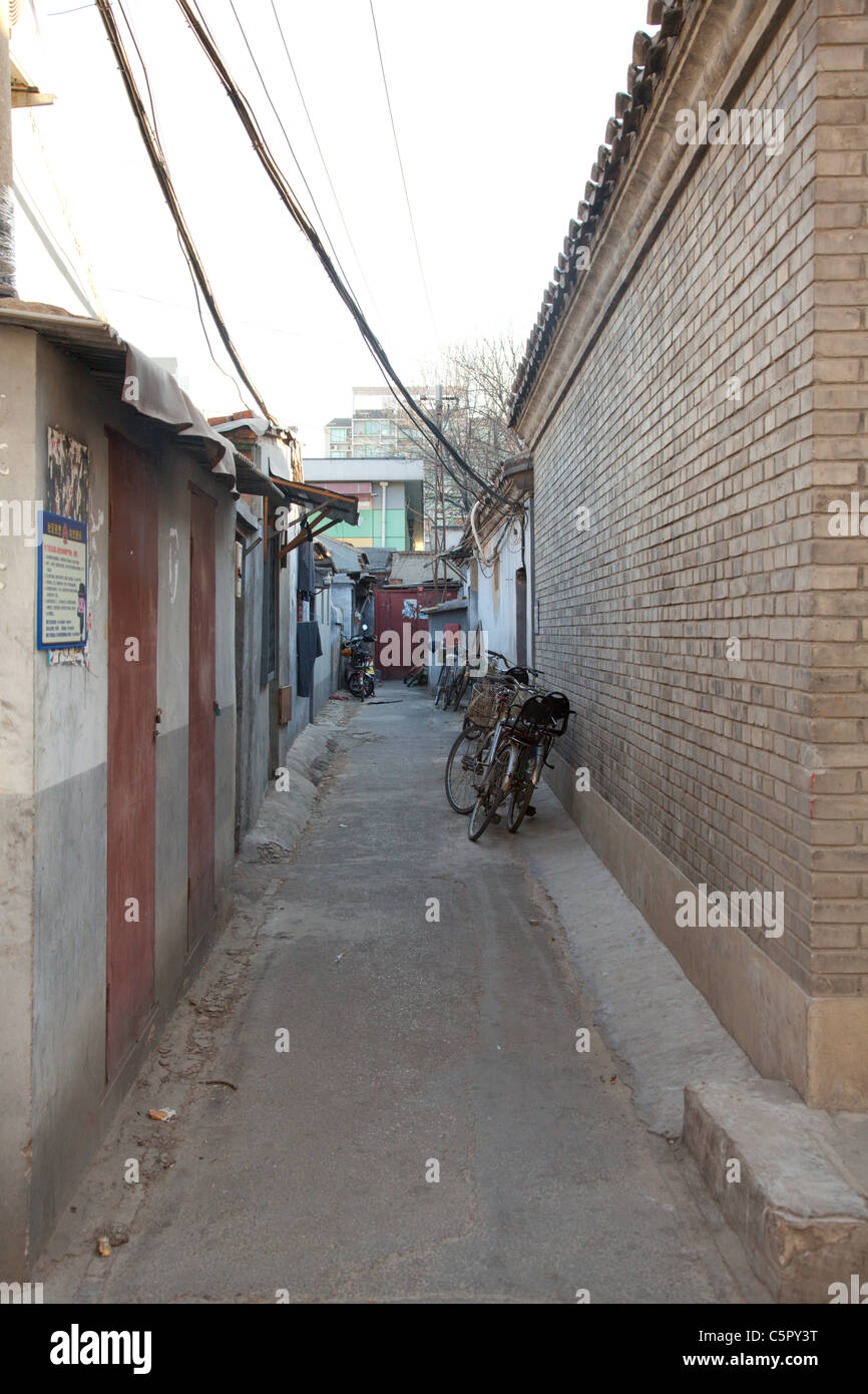 Streets and alleys of the Hutong of Beijing, China Stock Photo - Alamy