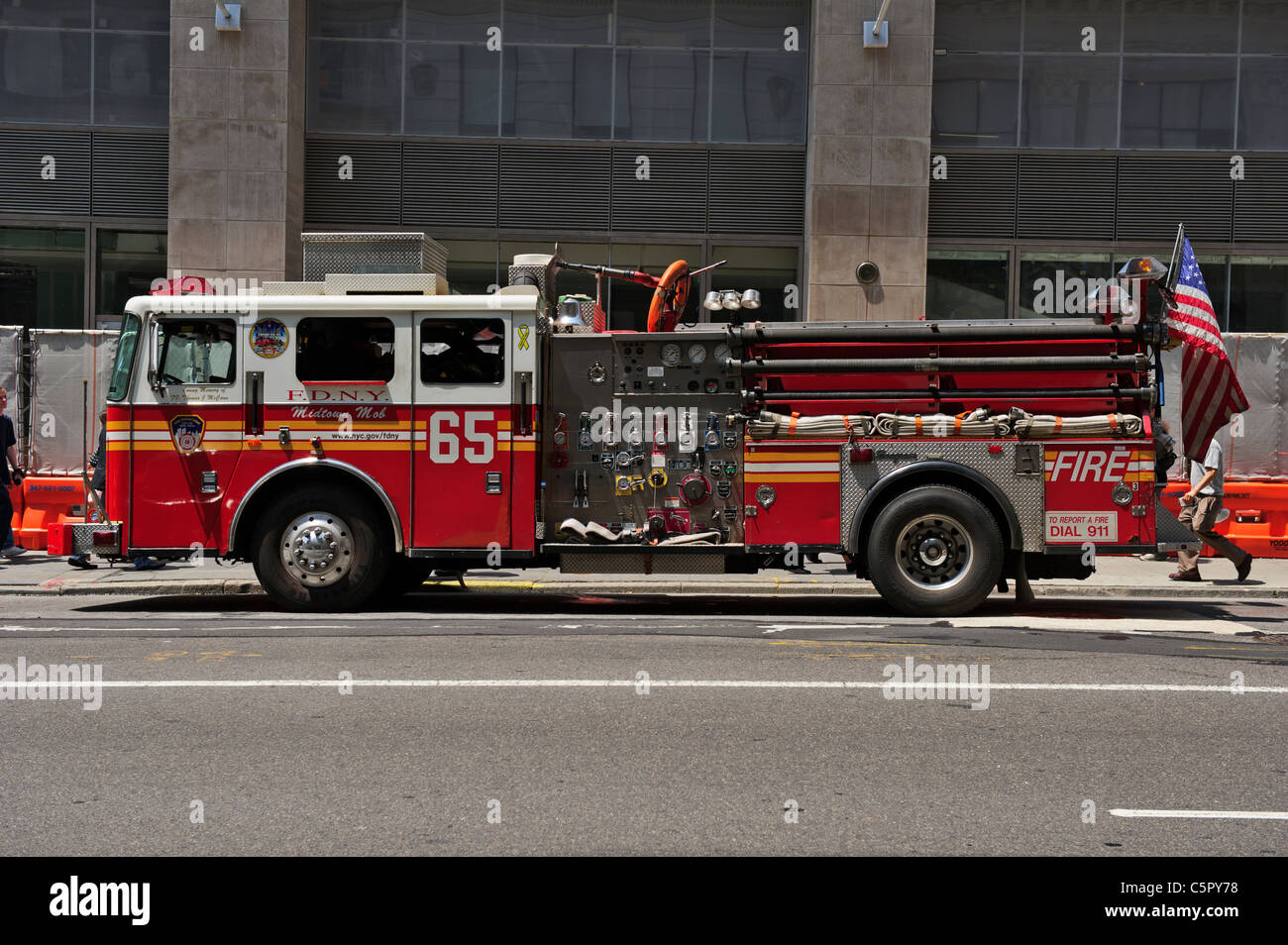 Fire Engine, New York City, United States Stock Photo - Alamy