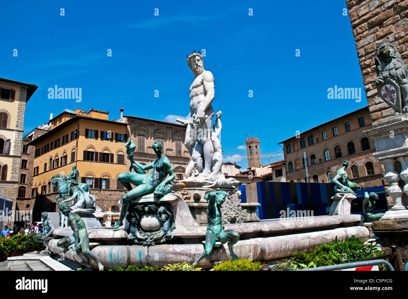 The Fountain of Neptune by Bartolomeo Ammannati was commissioned to ...