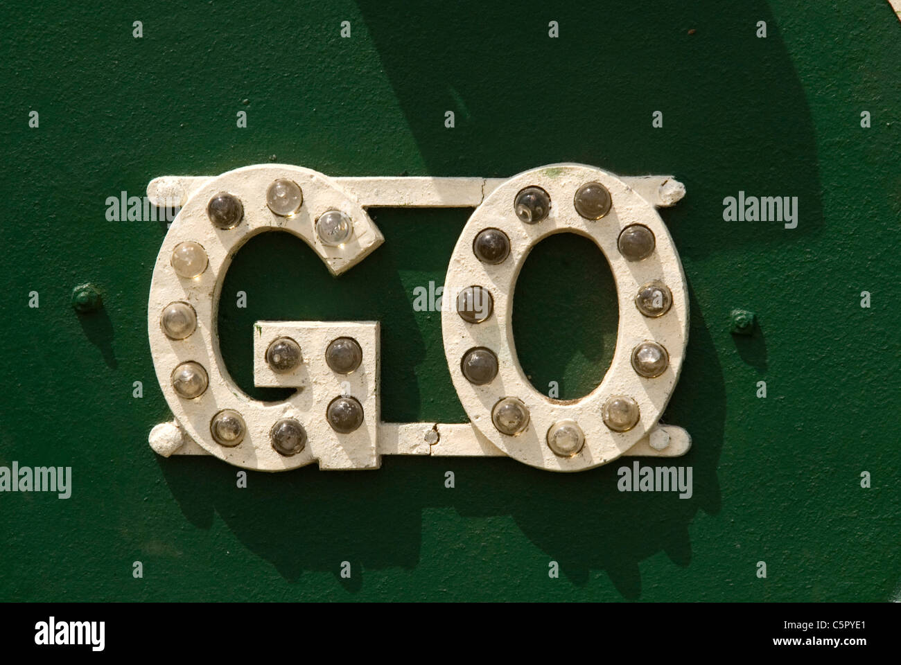 Road sign indicating the way is clear Stock Photo - Alamy