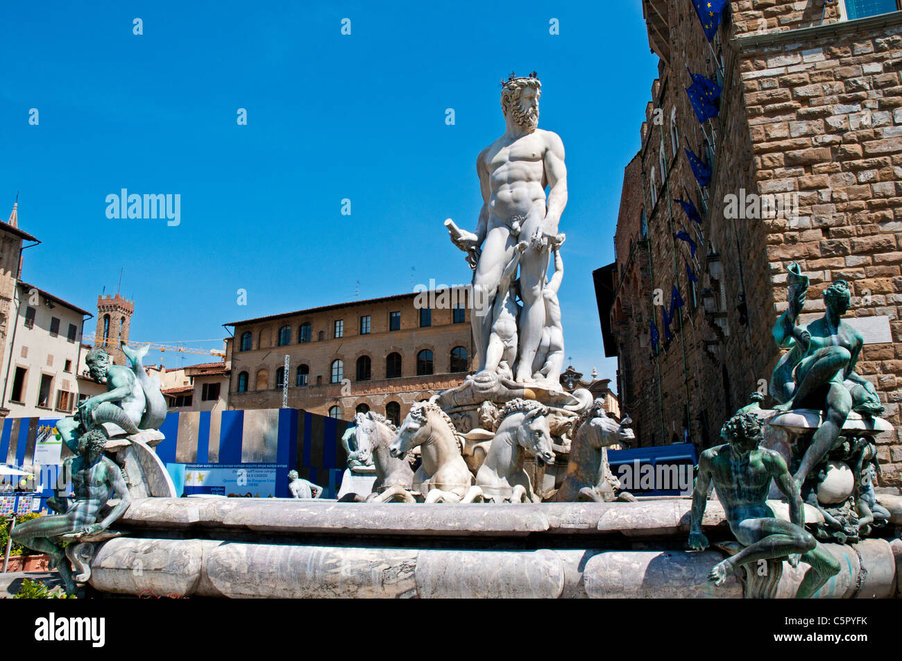 The Fountain of Neptune by Bartolomeo Ammannati was commissioned to ...