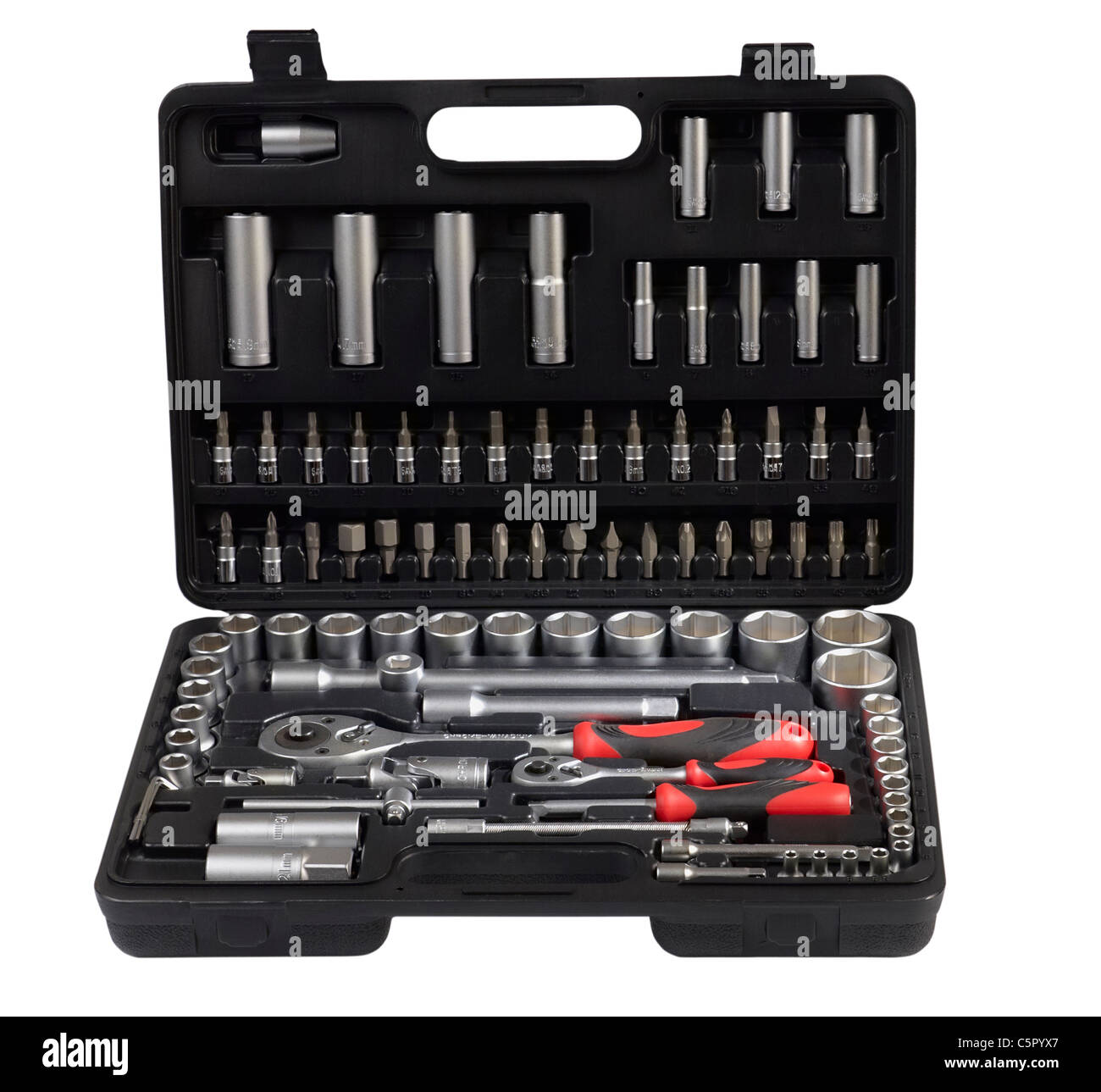 Set tools mechanical works hi-res stock photography and images - Alamy