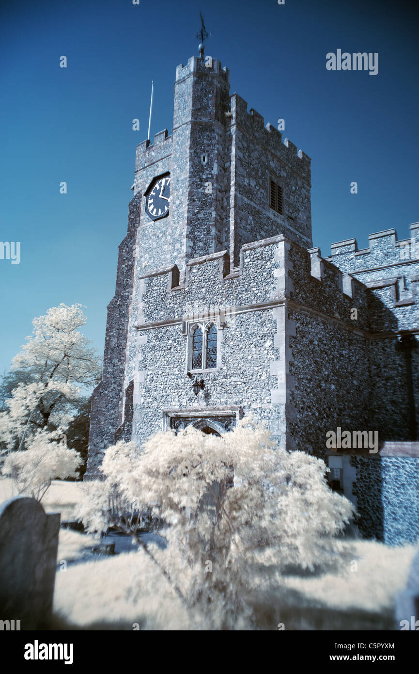 The Parish Church of St Mary's, Chilham Stock Photo - Alamy